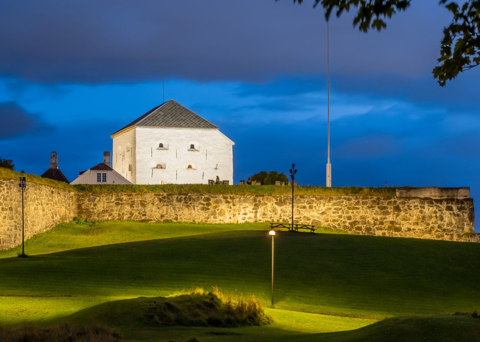 Kristiansen Festning – Belysning fra Stokkan Lys
