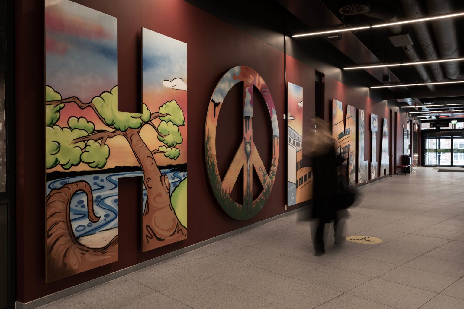 Lysdesign av Holmlia senter – Stokkan Lys